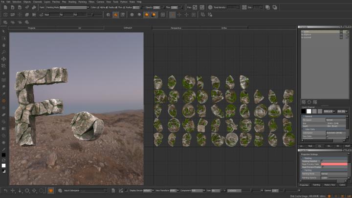 Mari Features | 3D Texture Painting | Foundry